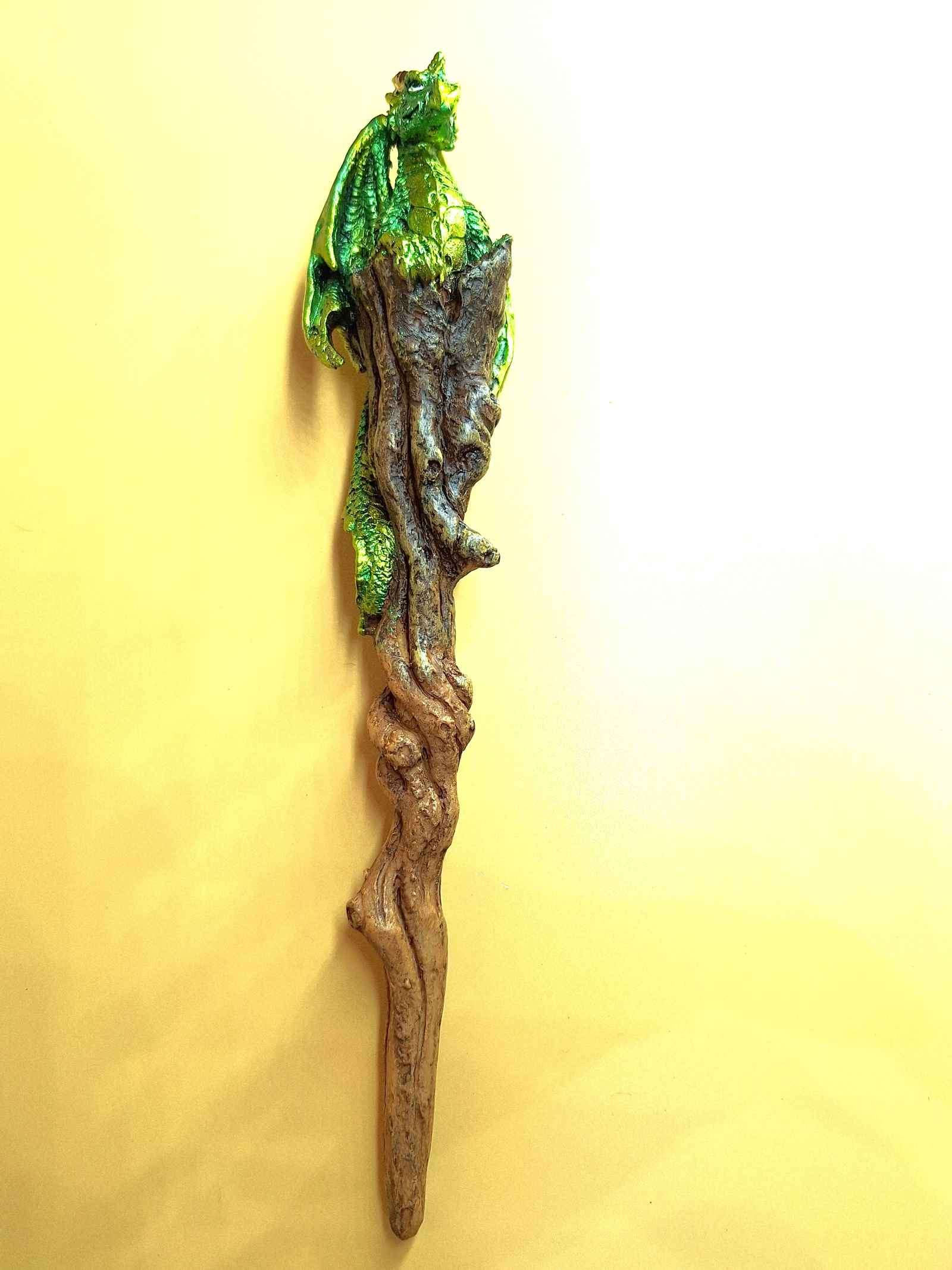 Master the Art of Magic with the Dragon Wand – Hand Painted - Grounded ...