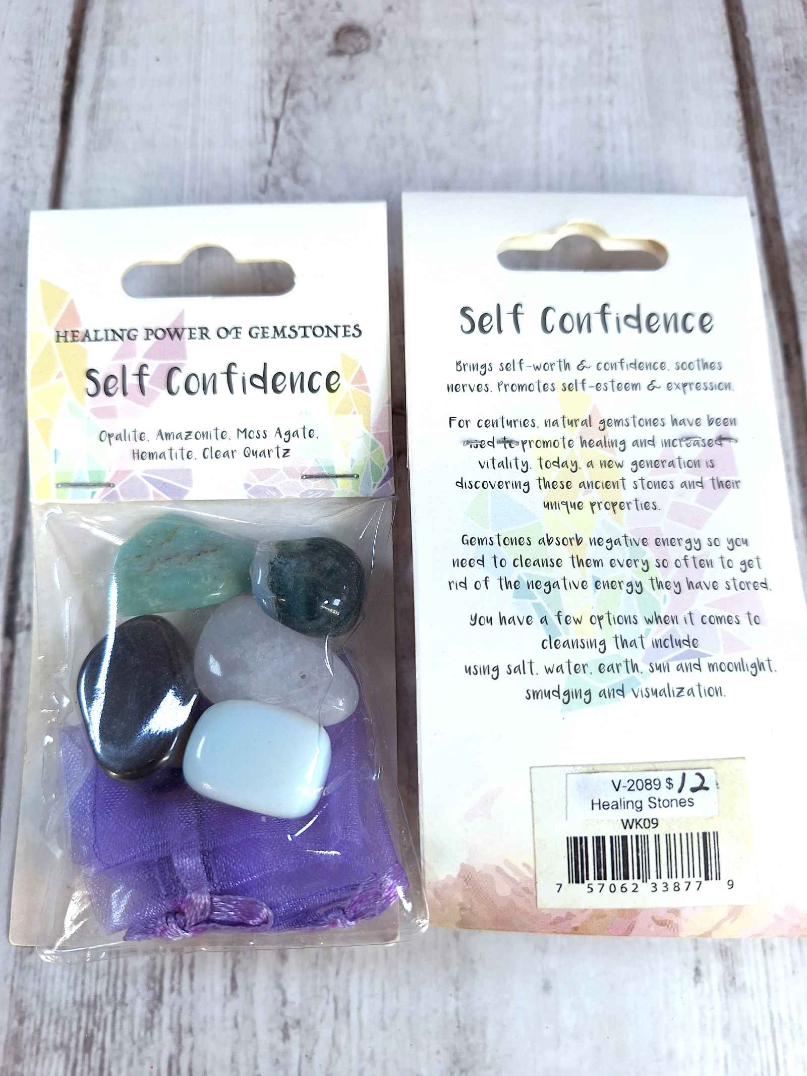 Self Confidence Healing Stone Set: Boost Your Confidence Anytime ...